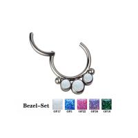 China ASTM F136 G23 Titanium Jewelry Nose Earring Nipple Rings Navel Belly Button Piercing Women Jewelry Tpn029 for sale