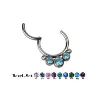 China ASTM F136 G23 Titanium Jewelry Nose Earring Nipple Rings Navel Belly Button Piercing Women Jewelry Tpn029 for sale