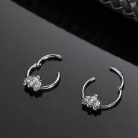 China Hot Selling G23 Titanium Bee-Shaped Nose Ring European and American Human Body Piercing Nose Jewelry Simple Seamless Piercing Jewelry Nose Ring Tp2543 for sale