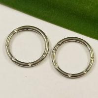 China Nose Ring Diamond Nose Ornaments Round Seamless Zircon Nose Ring G23 Titanium Hypoallergenic Nose Nail Piercing Jewelry Hinged Ring Tp1974 for sale