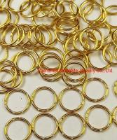 China High Quality G23 Titanium Piercing Jewelry Gold PVD Jewelry CZ Nose Ring Tp1974G for sale
