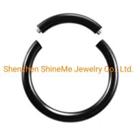 China G23 Solid Titanium Europe and United States Hypoallergenic Universal Ring Seamless Closed Earrings Nose Ring Lip Ring Multi-Purpose Ring Segment Ring Tp1969 for sale