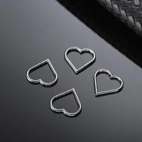 China New Hot-Selling G23 Titanium Love-Shaped Piercing Jewelry Personality Body Piercing Hinged Rings Earrings ASTM F136 Titanium Nose Ring Tp2545 for sale