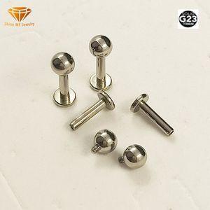 China Fashion Jewelry Body Piercing G23 Titinaium F136 Titanium Piercing Internal Thread Labret Tp1904I for sale