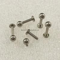 China Fashion Jewelry Body Piercing G23 Titinaium F136 Titanium Piercing Internal Thread Labret Tp1904I for sale