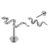 China G23 Titanium Lip Nails European and American Human Body Piercing Jewelry Inner Teeth Tongue Nails Titanium Steel Lip Nails Tpn032 for sale