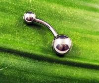 China Body Jewelry G23/ASTM F136 Titanium Piercing Internally Threaded Navel Belly Curves Tp1911I for sale