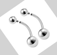 China Body Jewelry G23/ASTM F136 Titanium Piercing Internally Threaded Navel Belly Curves Tp1911I for sale