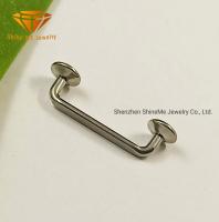 China Fashion Jewelry Silver Jewelry High Quality Prevent Allergy G23 Titanium Piercing Inside Surface Tda-37 for sale