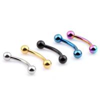 China Fashion Jewelry Body Piercings Banana Stainless Steel Jewelry G23 Titanium Piercing Jewelry Tp1903 for sale