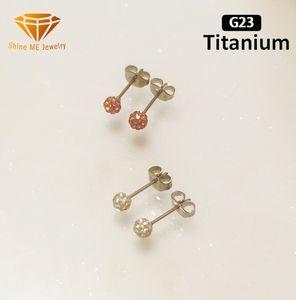 China High Quality Body Jewelry Piercing Jewelry G23 Titanium F136 Titanium Earrings Tper16 for sale