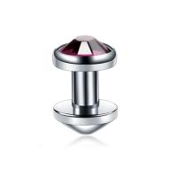 China ASTM F136 Titanium G23 Medical Titanium Embedded Nail Jewelry Embedded Nail Piercing Jewelry Implant Titanium Dermal Anchor Tda030 for sale