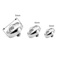 China G23 Titanium Diamond Embedded Nail Cross-Border Hot Sale F136 Titanium Jewelry Dermal Anchor Top Tda-2 for sale