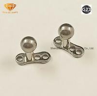 China Fashion Jewelry High Quality Silver Body Jewelry G23 Titanium Body Piercing Surface Anchor Tda-22 for sale