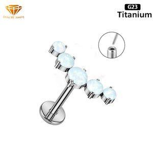 China ASTM F136 G23 Implant Grade Titanium Threadless Push in 5 Round Opal Curved Top Sm0894 for sale