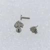 China New Style G23 Titanium Jewelry Bee Lip Nail Push in Body Piercing Nose Ring Threadless Piercing Tpn033 for sale