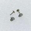 China New Style G23 Titanium Jewelry Bee Lip Nail Push in Body Piercing Nose Ring Threadless Piercing Tpn033 for sale