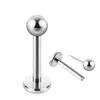 China G23 Titanium Lip Nail Push in Threadless Bases Labret Mini Ear Nail Personality The Ball Labret Piercing Jewelry Tpn043 for sale