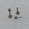 China G23 Titanium Lip Nail Push in Threadless Bases Labret Mini Ear Nail Personality The Ball Labret Piercing Jewelry Tpn043 for sale