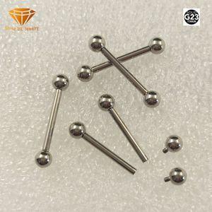 China Fashion Jewelry High Quality G23 Titinaium F136 Titanium Piercing Internal Thread Barbell Tp1901I for sale