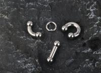 China ASTM F136 G23 Titanium Big Sizes Internal Thread Horseshoe C Shape Ring Piercing Jewelry Tp1902ib for sale