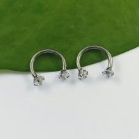 China Fashion Jewelry G23 Titanium Piercing Jewelry 0.8mm 1.0mm 1.2mm U Shape Horseshoe Circulaer Nose Ring Tp2115 for sale