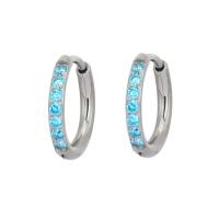 China Fashion G23 ASTM F136 Titanium CZ Segment Ring High Polished Earring Body Piercing Jewelry Nose Ring Tper98 for sale