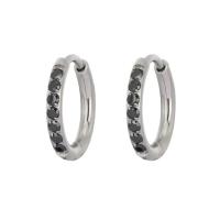 China Fashion G23 ASTM F136 Titanium CZ Segment Ring High Polished Earring Body Piercing Jewelry Nose Ring Tper98 for sale