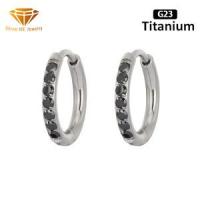 China High Quality ASTM F136 Titanium Segment Ring High Polished Earring Body Piercing Jewelry Nose Ring Tper98b for sale