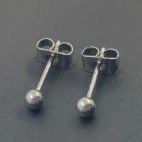 China Body Piercing Jewelry Back Clip Studs Earring Piercing Jewelry ASTM F136 Titanium Ball Top Ear Studs with Butterfly Tper15 for sale