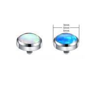 China Fashion Jewelry Piercing G23 Titainium Piercings ASTM F136 Titanium Opal Dermal Anchor Top Tda-3 for sale