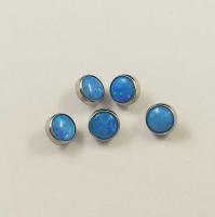 China Fashion Jewelry Piercing G23 Titainium Piercings ASTM F136 Titanium Opal Dermal Anchor Top Tda-3 for sale