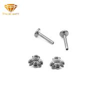 China Hot Selling Cute Little Bee Lip Nail 316 Stainless Steel Body Piercing Jewelry Ear Bone Nail Lip Nail Ssp0042 for sale