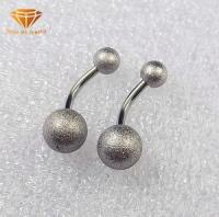China Fashion Jewelry New Products in Europe and America Stainless Steel Frosted Belly Button Ring Creative New Piercing Jewelry Ssp0811 for sale