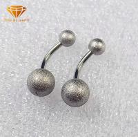 China Fashion Jewelry New Products in Europe and America Stainless Steel Frosted Belly Button Ring Creative New Piercing Jewelry Ssp0811 for sale