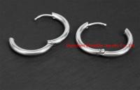 China Fashion Jewelry Ear Hoop Earrings Female Circle Round Earrings Small Jewelry Stainless Steel Earrings Ssp008 for sale