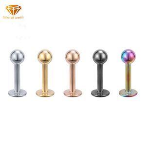 China Fashion Jewelry Silver Jewelry Titanium Steel Stainless Steel Ball Lip Nails Personalized Body Piercing Jewelry Sspb04 for sale
