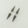 China Stainless Steel Double Pointed Cone Stud Earrings Double Pointed Earrings Earrings Body Piercing Jewelry Wholesale Er0008g for sale