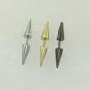 China Stainless Steel Double Pointed Cone Stud Earrings Double Pointed Earrings Earrings Body Piercing Jewelry Wholesale Er0008g for sale