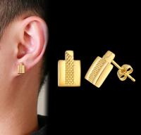 China Fashion Jewelry Earrings Pure Titanium Men Earrings IP Gold Magnetic Titanium Earrings for Men and Women Er430g for sale