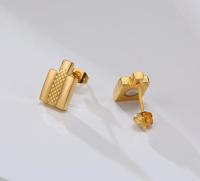 China Fashion Jewelry Earrings Pure Titanium Men Earrings IP Gold Magnetic Titanium Earrings for Men and Women Er430g for sale