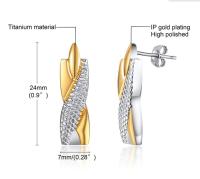 China Fashion Jewelry Magnetic Jewelry Men Earrings Titanium Magnetic Earrings for Men Er435sg for sale