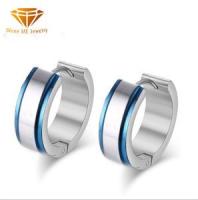 China Fashion Jewelry Stainless Steel Earrings Earrings Blue Plating Earrings Wholesale Jewelry Er9222 for sale