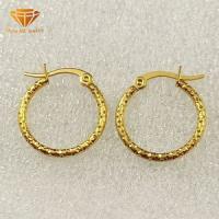China Fashion Jewelry IP Gold Ear Stud Stainless Steel Earring Er4241 for sale