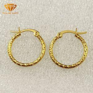 China Fashion Jewelry IP Gold Ear Stud Stainless Steel Earring Er4241 for sale
