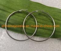 China Fashion High-End Hot Stainless Steel Earrings Large Coil Ear Clip Ear Studs Men and Women Jewelry Factory Direct Wholesale Er1929 for sale