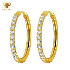 China High Quality High Polished Earrings Stainless Steel Buckle with Diamond Inlay Personalized Earrings Silver Earrings Erh020 for sale