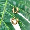 China Earrings Wholesale Stainless Steel Gold-Plated European and American Retro Personalized High-End Geometric Hollow Earrings Sm1257 for sale