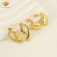 China Stainless Steel Water Drop Earrings and Earrings Female Niche Design Temperament Personality Instagram Style Earrings Wholesale Sm1325 for sale
