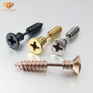 China Hypoallergenic Titanium Steel Screw Piercing Stud Earrings Stainless Steel Earrings European and American Halloween Screw Earrings Er8208 for sale